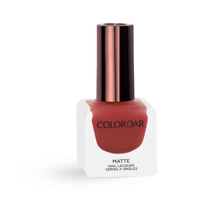 Buy Colorbar Matte Nail Lacquer Fire Brick (12 ml) Online | Purplle