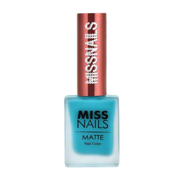 Miss Nails Nail Paint Matte 01 Mighty Green (10 ml)