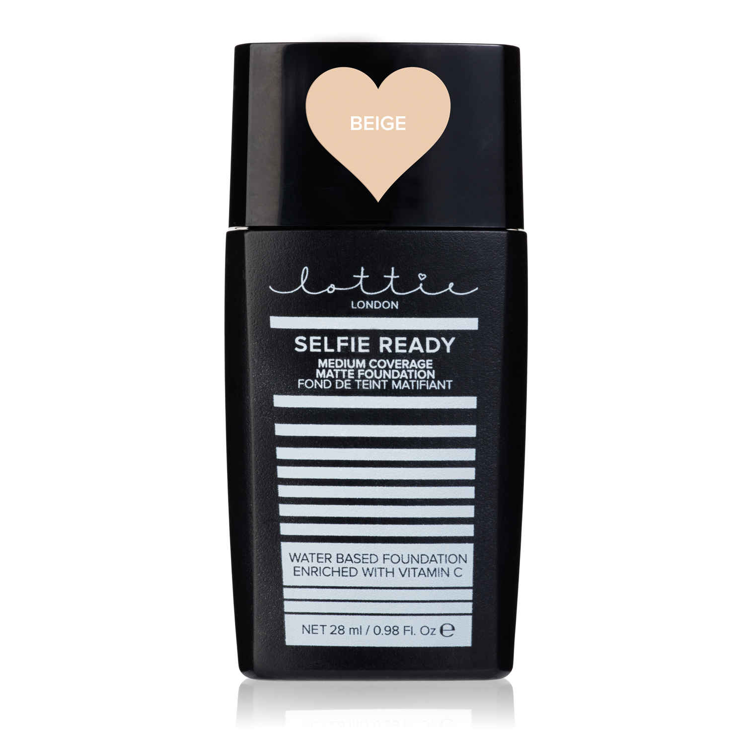 Lottie London Selfie Ready Foundation- Medium Coverage Matte Foundation ...