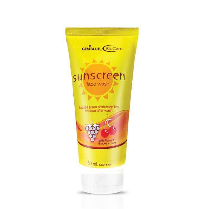 Buy Gemblue Biocare Sunscreen Face wash (150 ml) Online | Purplle