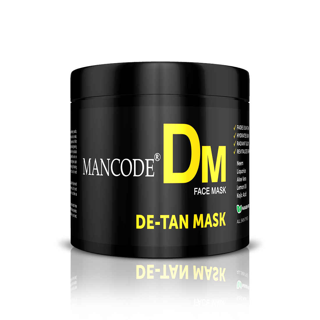 Buy Mancode De-Tan Mask (100 g) Online | Purplle