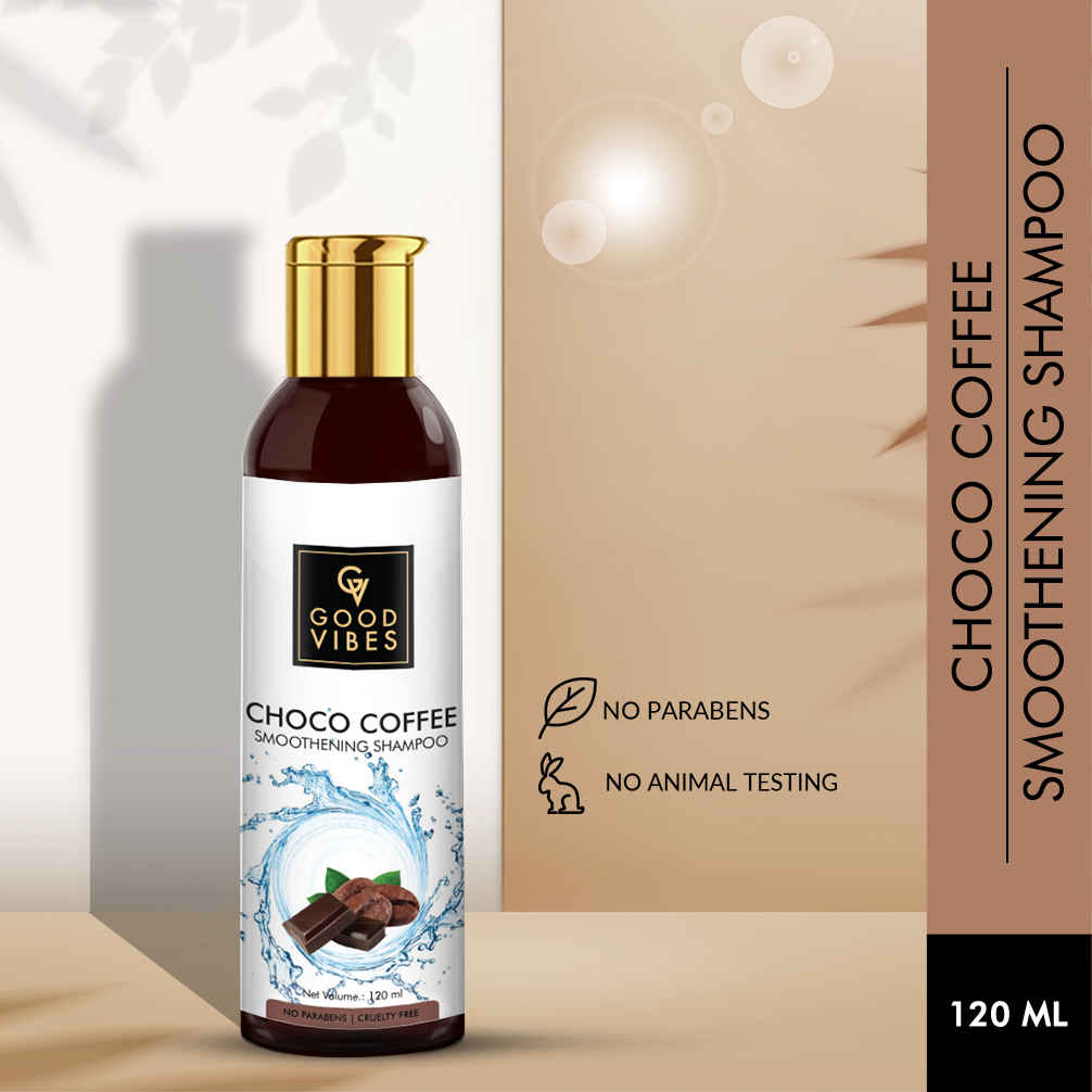 Buy Good Vibes Choco Coffee Smoothening Shampoo (120 ml) Online | Purplle