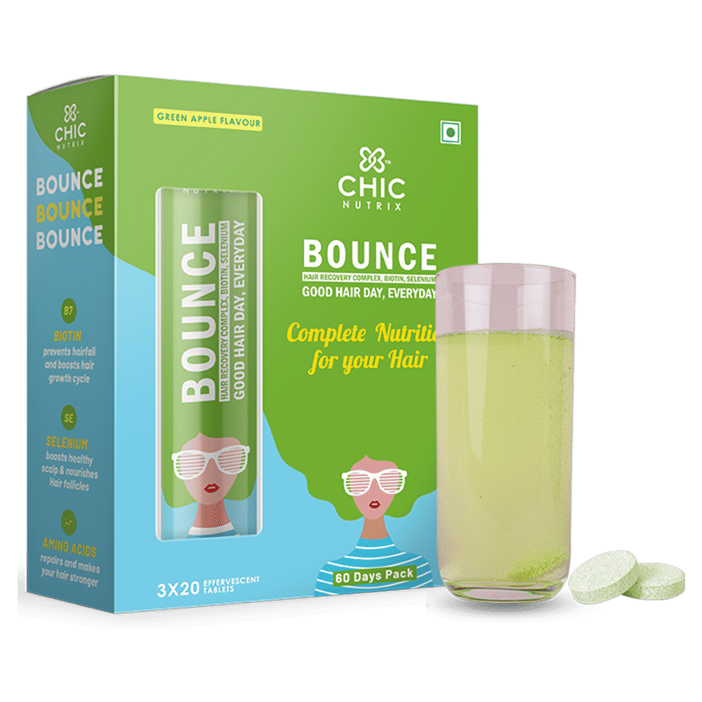 Buy Chicnutrix Bounce - Hair Recovery Complex, Biotin, Selenium for a ...