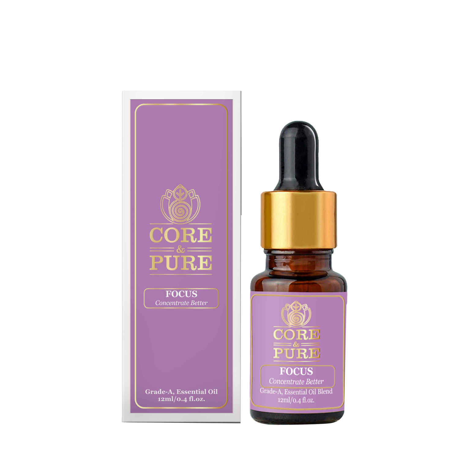 Buy CORE & PURE Focus for Better Concentration (12 ml) Online | Purplle