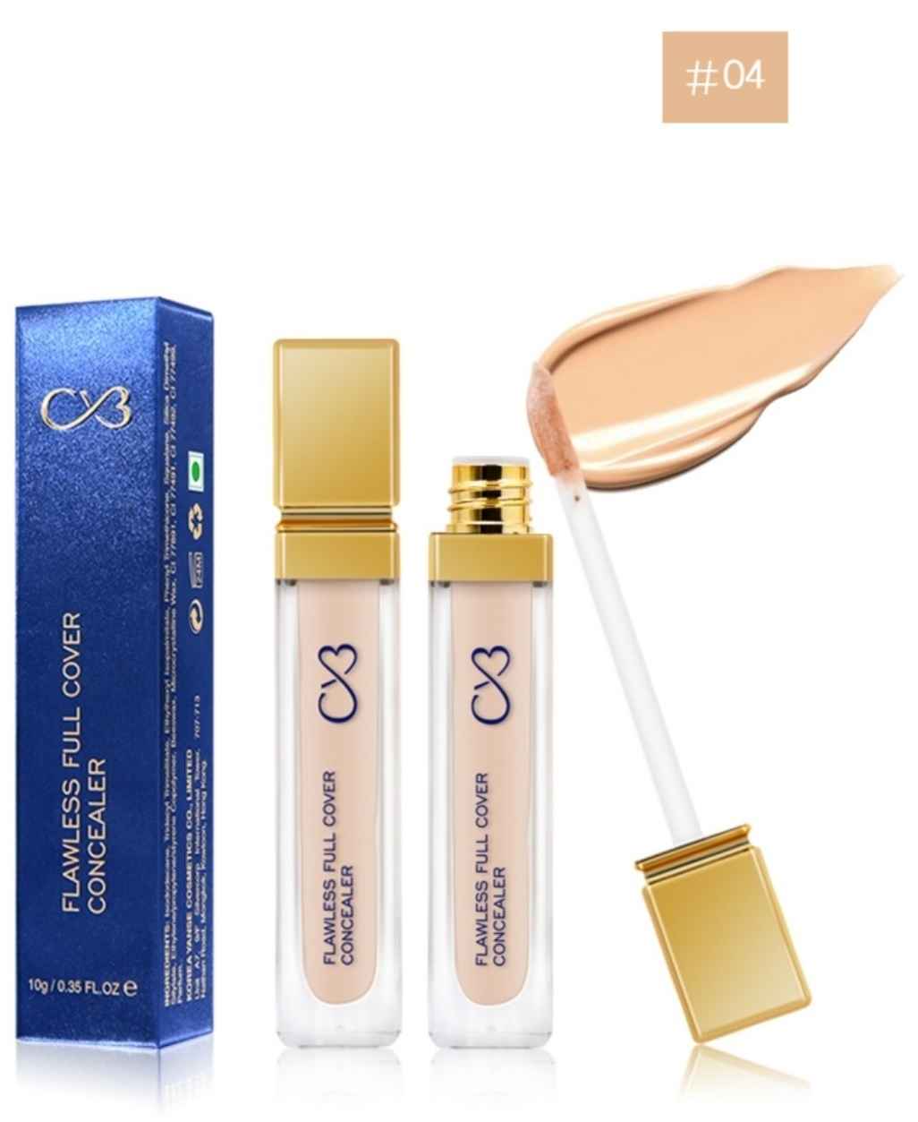 CVB Paris Flawless Full Cover Concealer (CVB-CNP-101-04)(10 g)