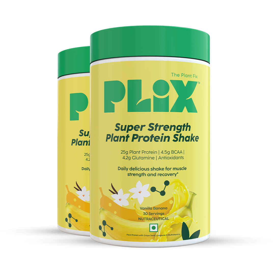 Buy Plix The Plant Fix Strength Vegan Post Workout Vanilla Banana ...