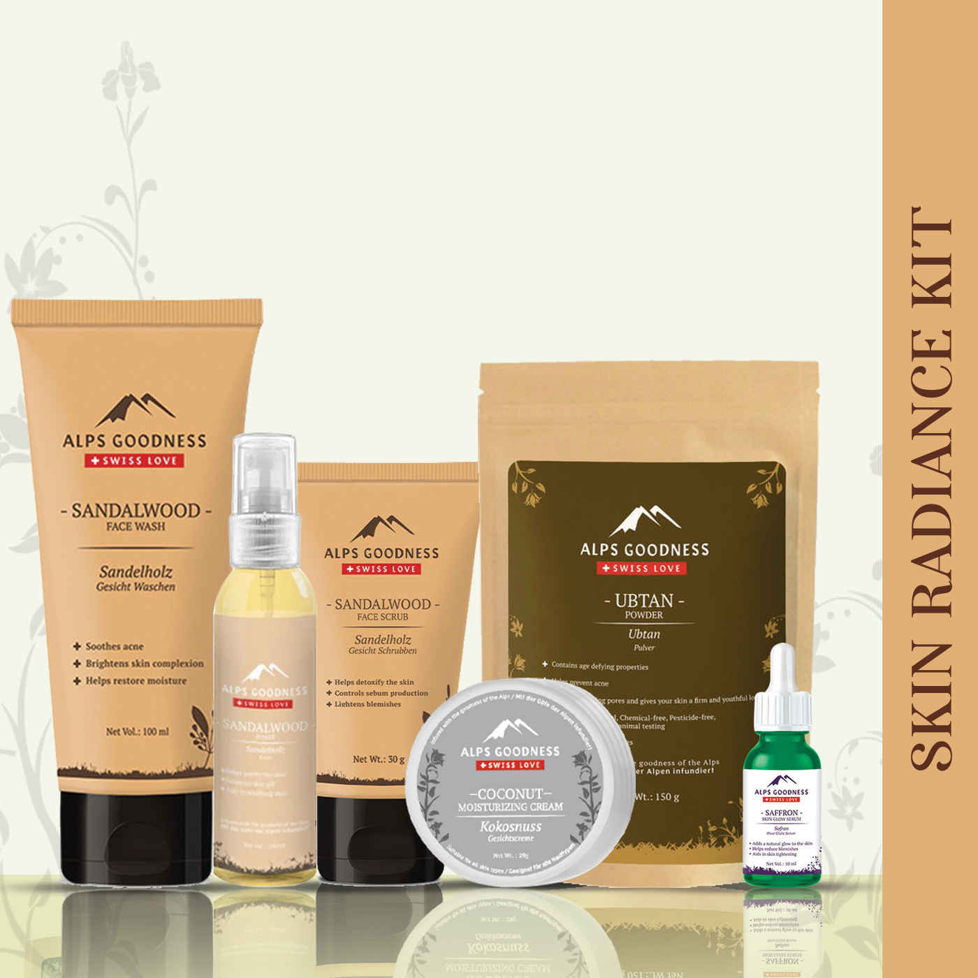 Buy Alps Goodness Skin Radiance Kit Online | Purplle