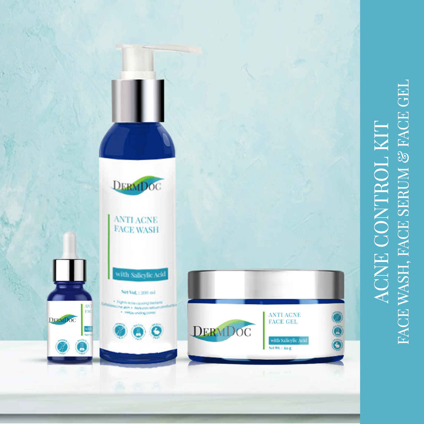 Buy DermDoc Acne control kit (Combo Kit) Online | Purplle