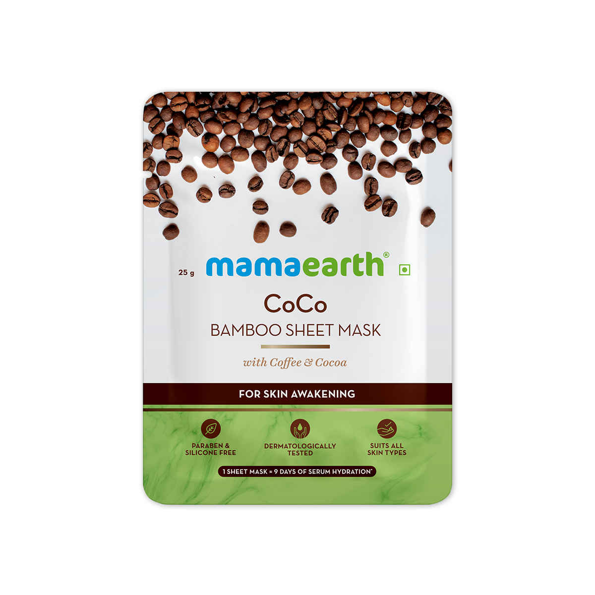 Buy Mamaearth CoCo Bamboo Sheet Mask (25 g) Online | Purplle