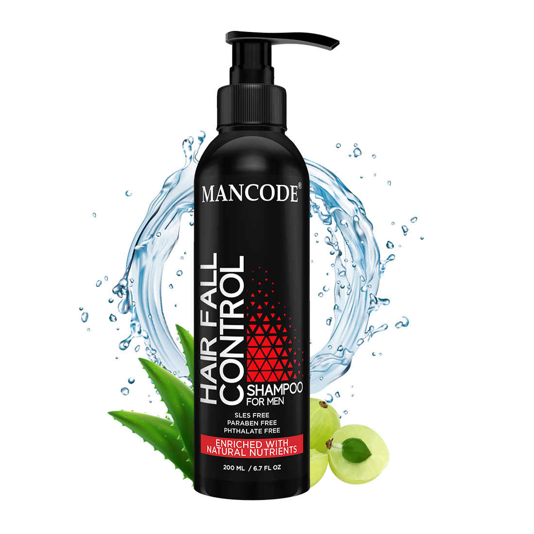 Buy Mancode Hair Fall Control Shampoo for Complete Hair Care (200 ml) Online | Purplle