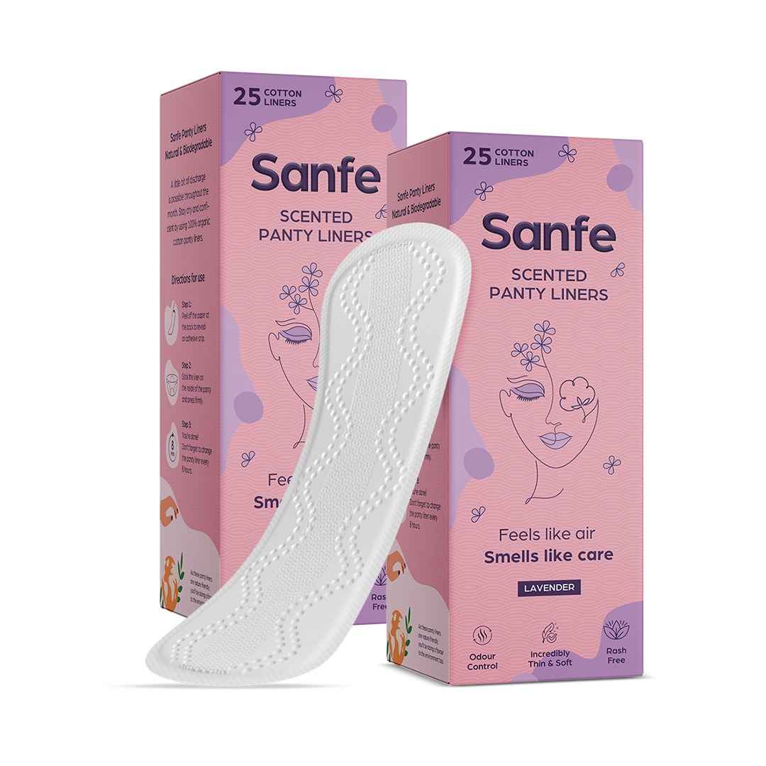 Buy Sanfe Scented Panty Liners - Lavender - 50 Pcs - for protection ...
