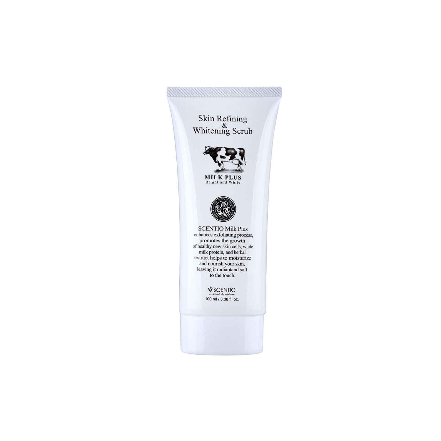 Scentio Milk Plus Skin Refining & Whitening Scrub - (100 ml) (Made In ...