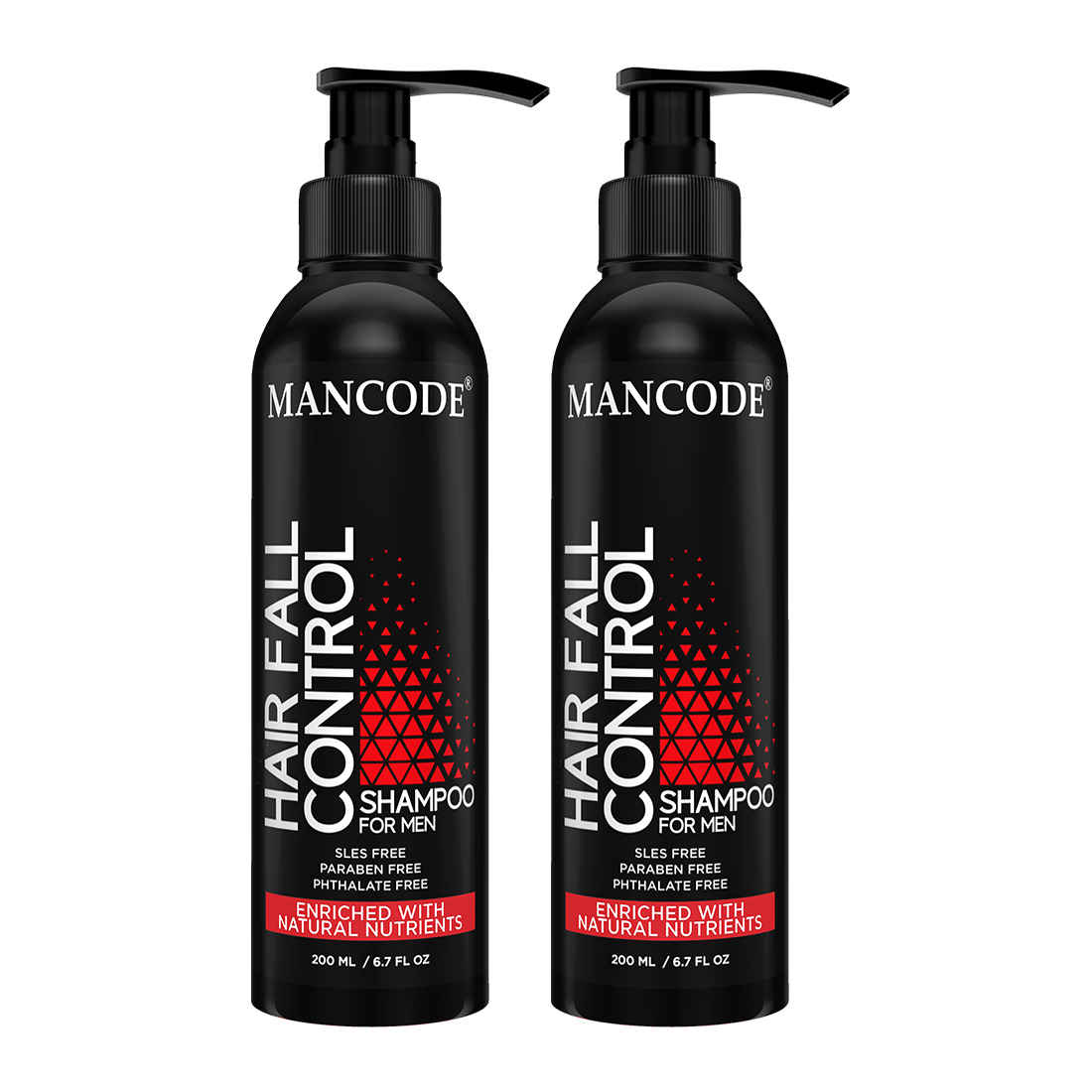 Mancode Hair Fall Control Shampoo 200ml (Pack of 2)
