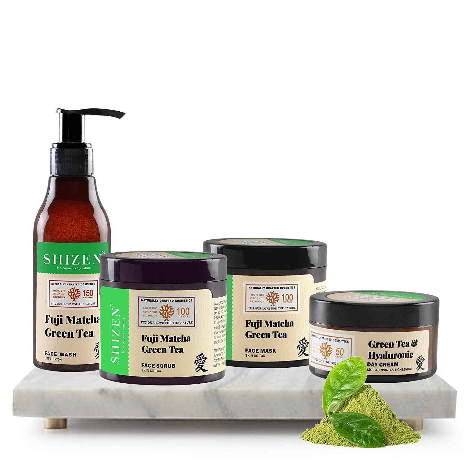 Buy SHIZEN Green Tea Combo : Fuji Matcha Face Wash (150 ml ...