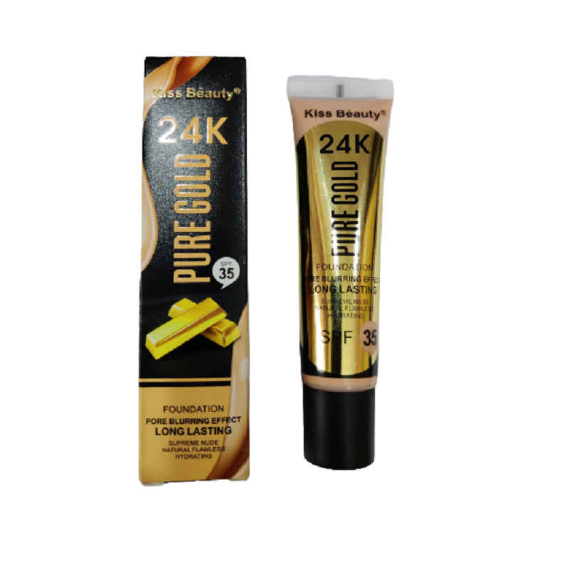 Buy Kiss Beauty 24K Pure Gold Foundation 35gm Online | Purplle