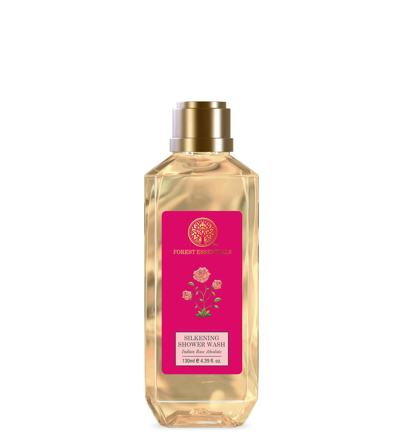 Forest Essentials Silkening Shower Wash Indian Rose Absolute 130 ml