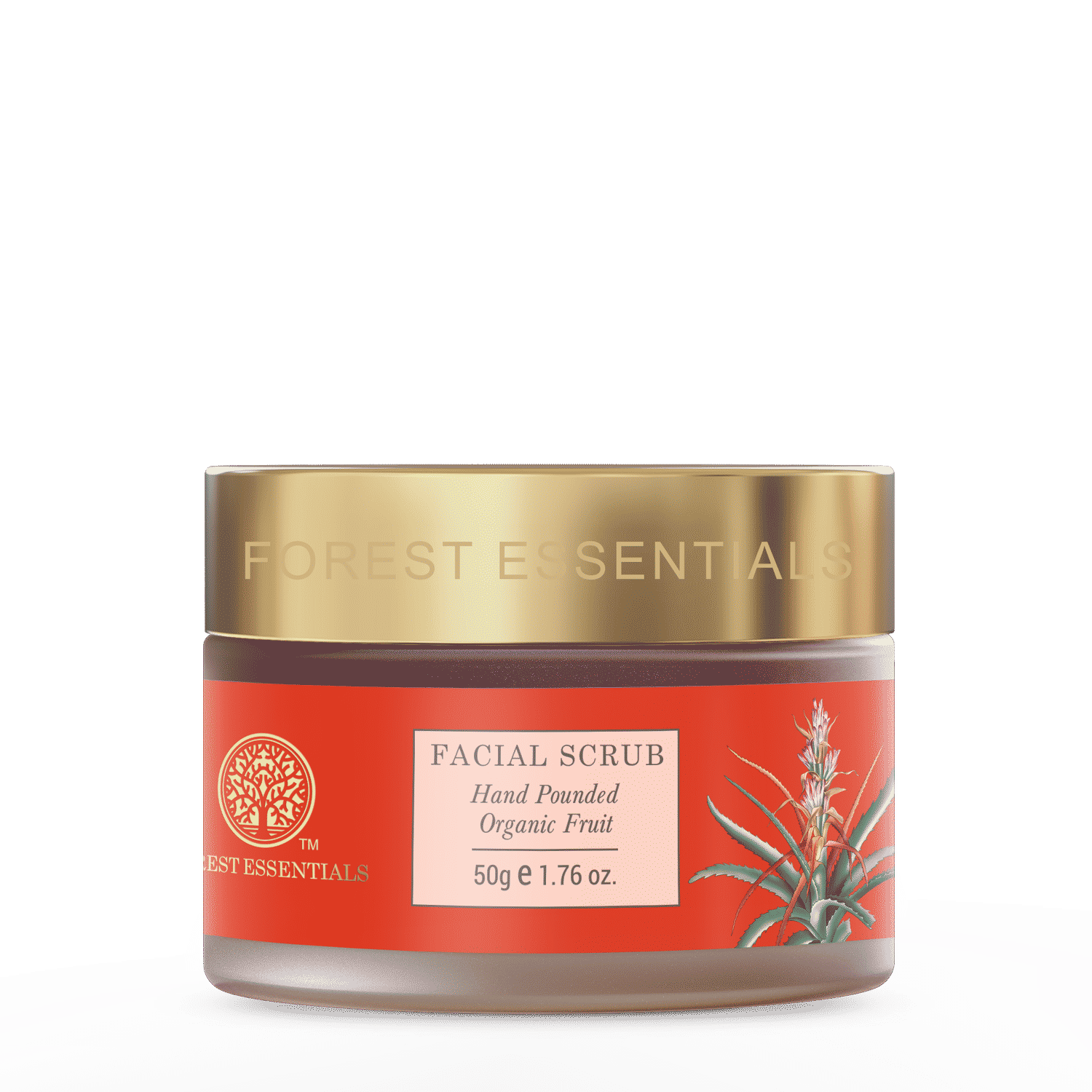 Forest Essentials Hand Pounded Organic Fruit Scrub 50 gms