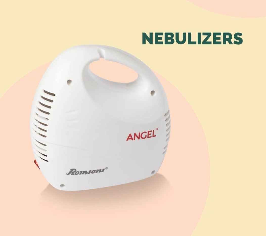 Romsons Angel Nebulizer Machine, Compact & Lightweight Compressor ...