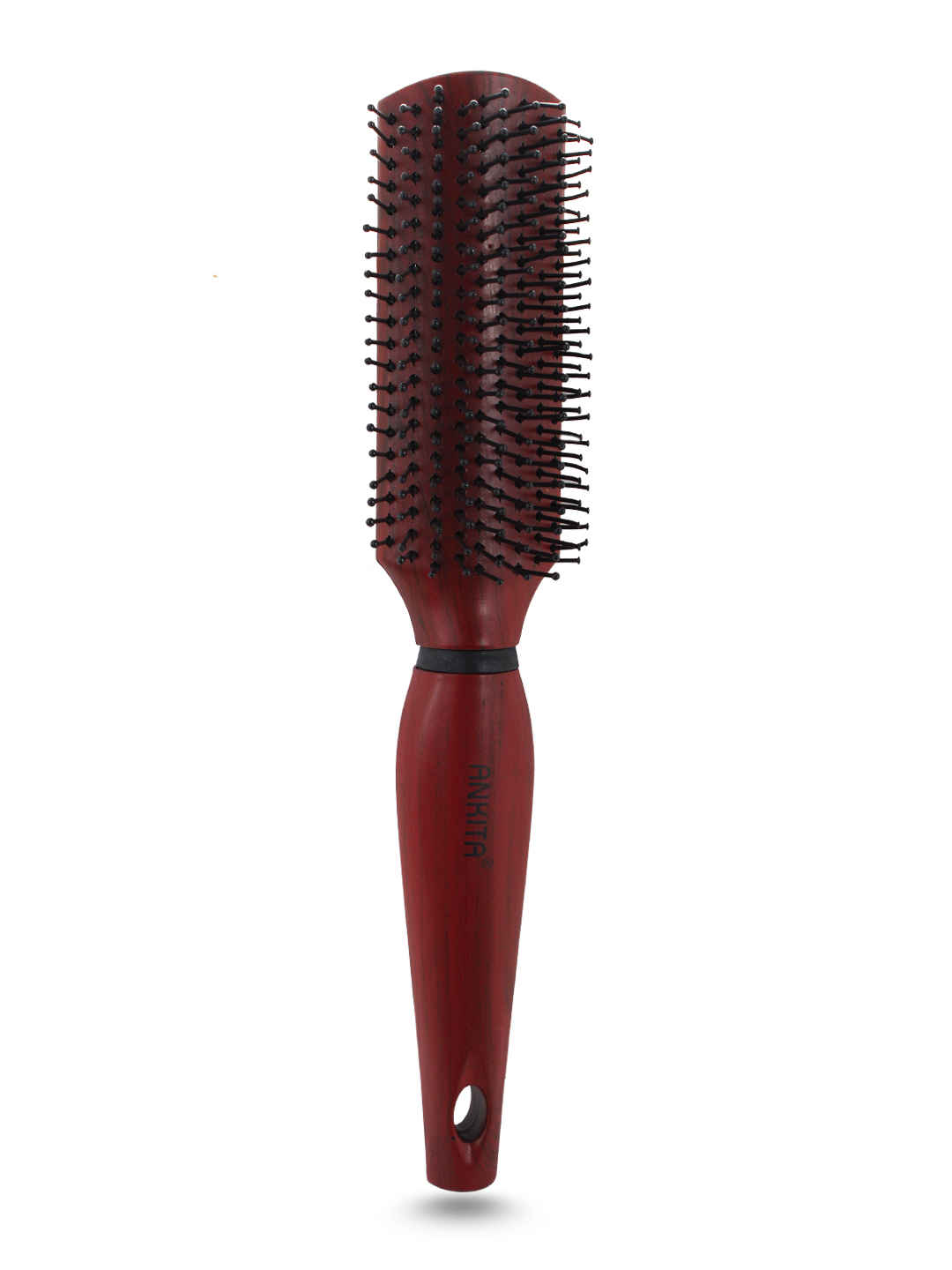 Ankita Hair Brush with Nylon Bristle, Colors May Vary (A8)