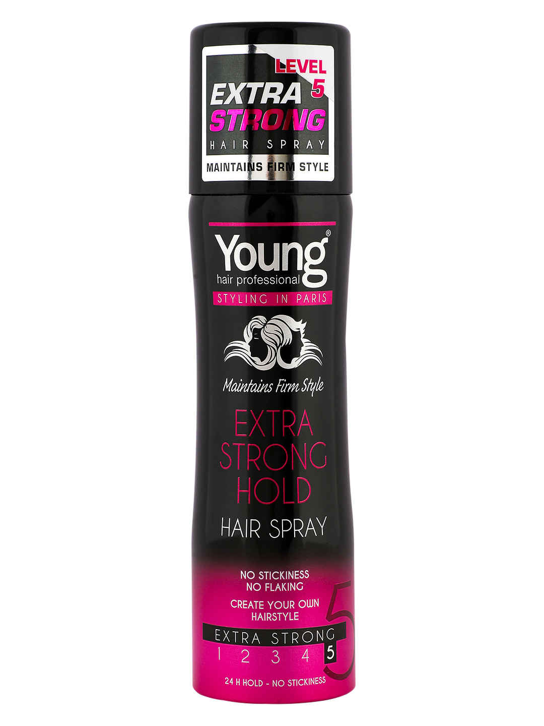 Young Hair Profressional Extra Strong Hold Hairspray,250ml