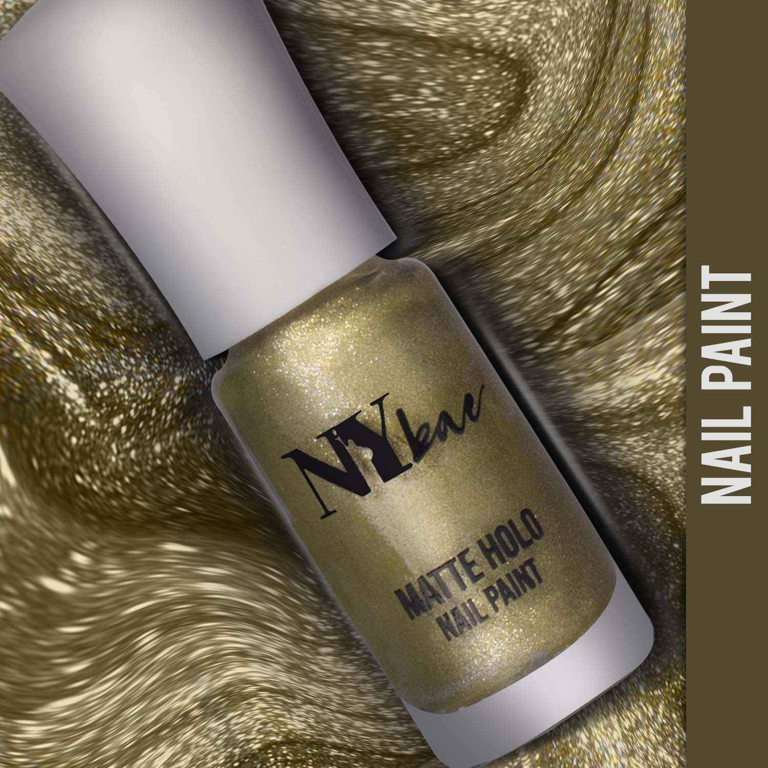 NY Bae Matte Holo Nail Paint - Yellow Rays 03 (3 ml)