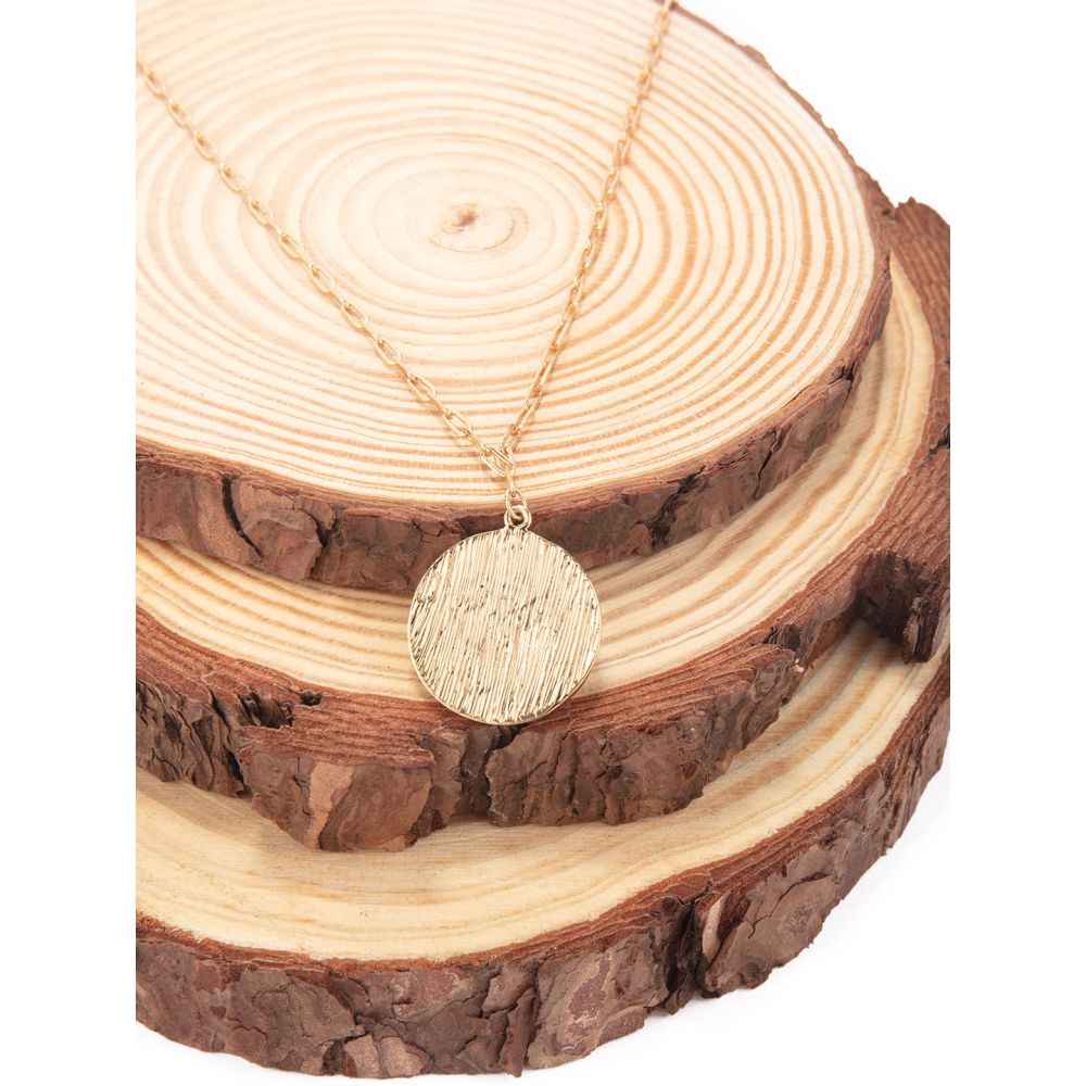 Lilly & Sparkle Alloy Gold Toned Delicate Petite Link Necklace With ...