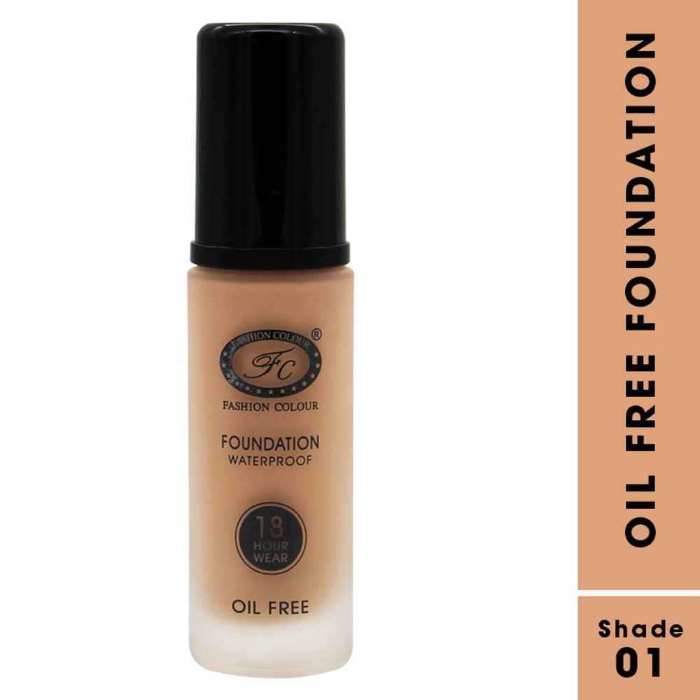 FASHION COLOUR OIL FREE FOUNDATION - IF09-01 Warm Amber