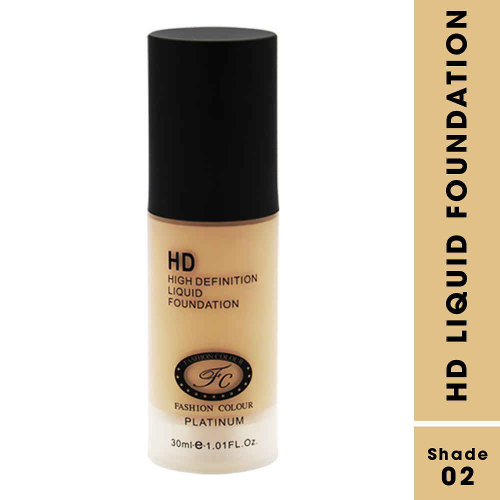 FASHION COLOUR HD FOUNDATION - HDF01-02 light