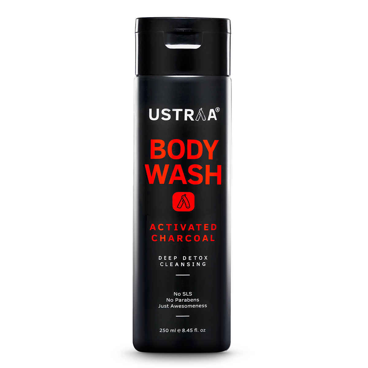 Ustraa Body Wash - Activated Charcoal (250 ml)