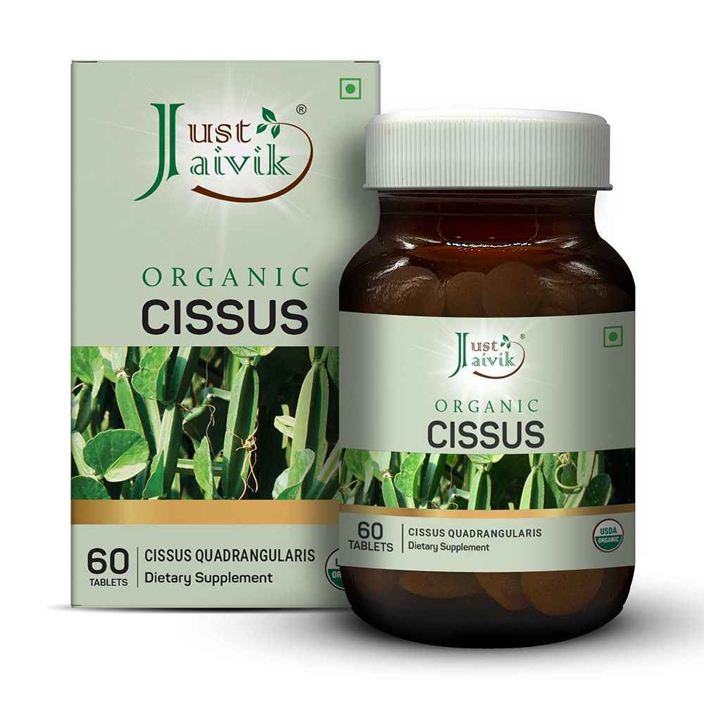 Just Jaivik Organic Cissus Tablets 600mg 60 Tablets