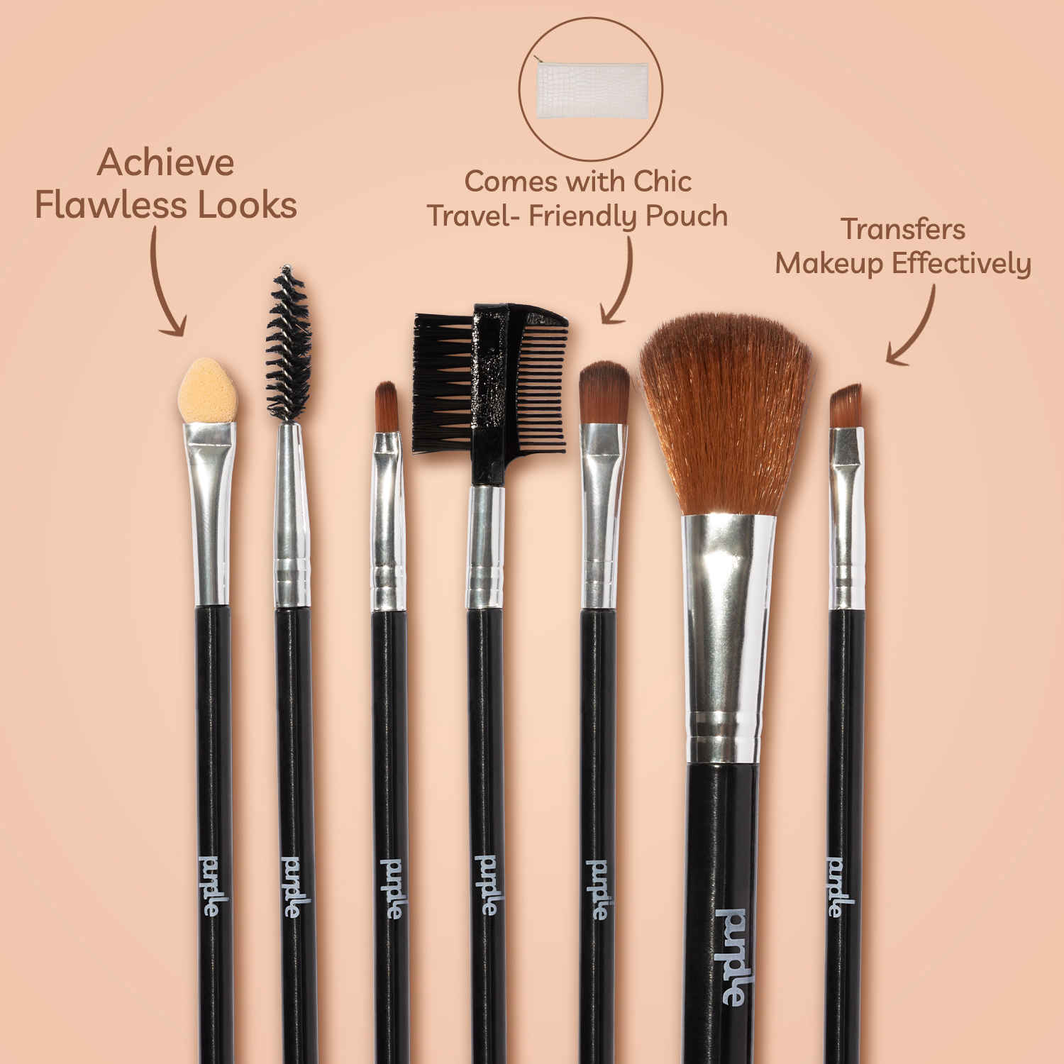 Purplle Cotton Mush Brush Kit