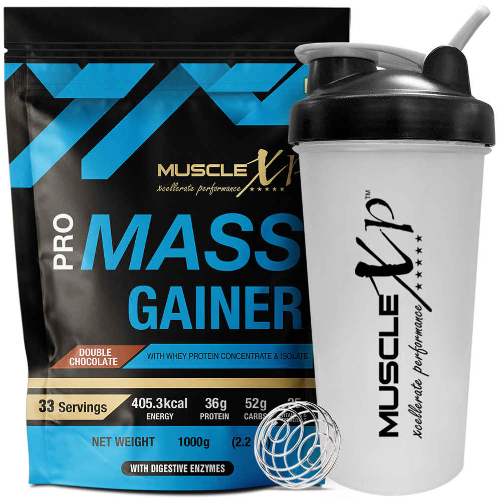 MuscleXP Pro Mass Gainer - With Whey Protein, Whey Isolate, 25 Vitamins ...