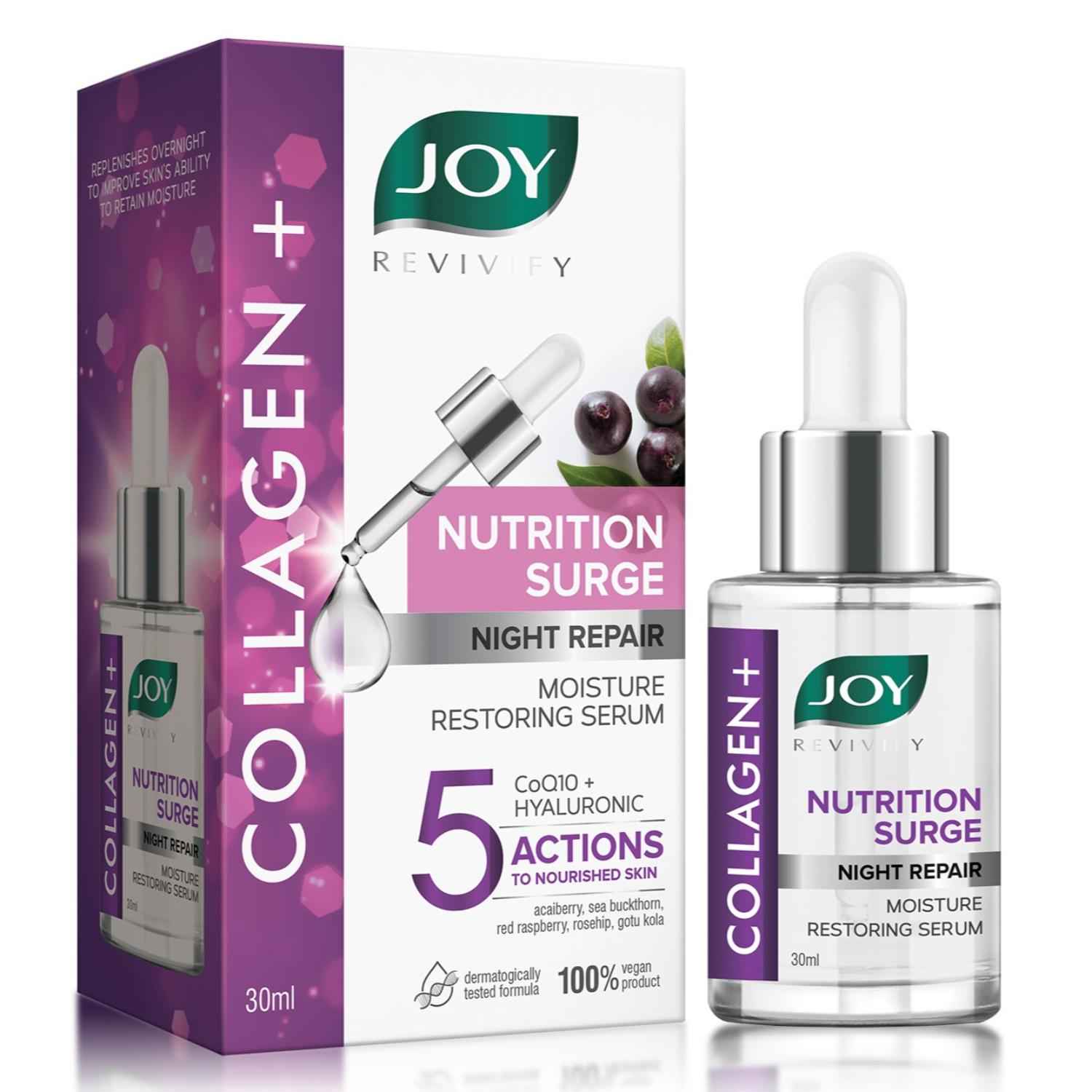 Joy Revivify Collagen+ Nutrition Surge Night Repair Moisture Restoring ...