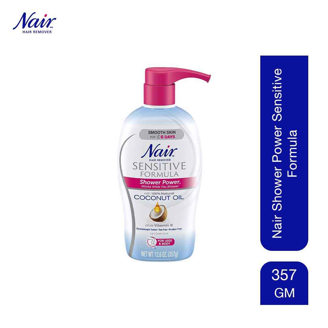 Nair Shower Power Hair Remover Cream 357 gm || With 100 % Coconut Oil