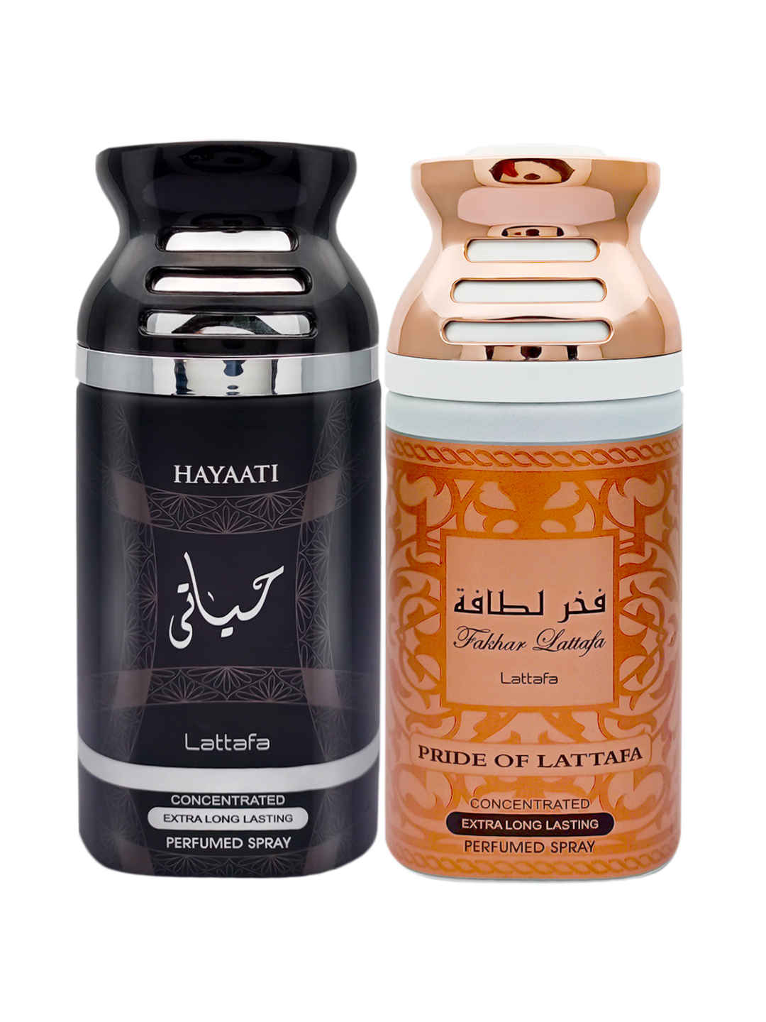 Lattafa Hayaati & Fakhar Pink Pride of Lattafa Concentrated Deodorant ...