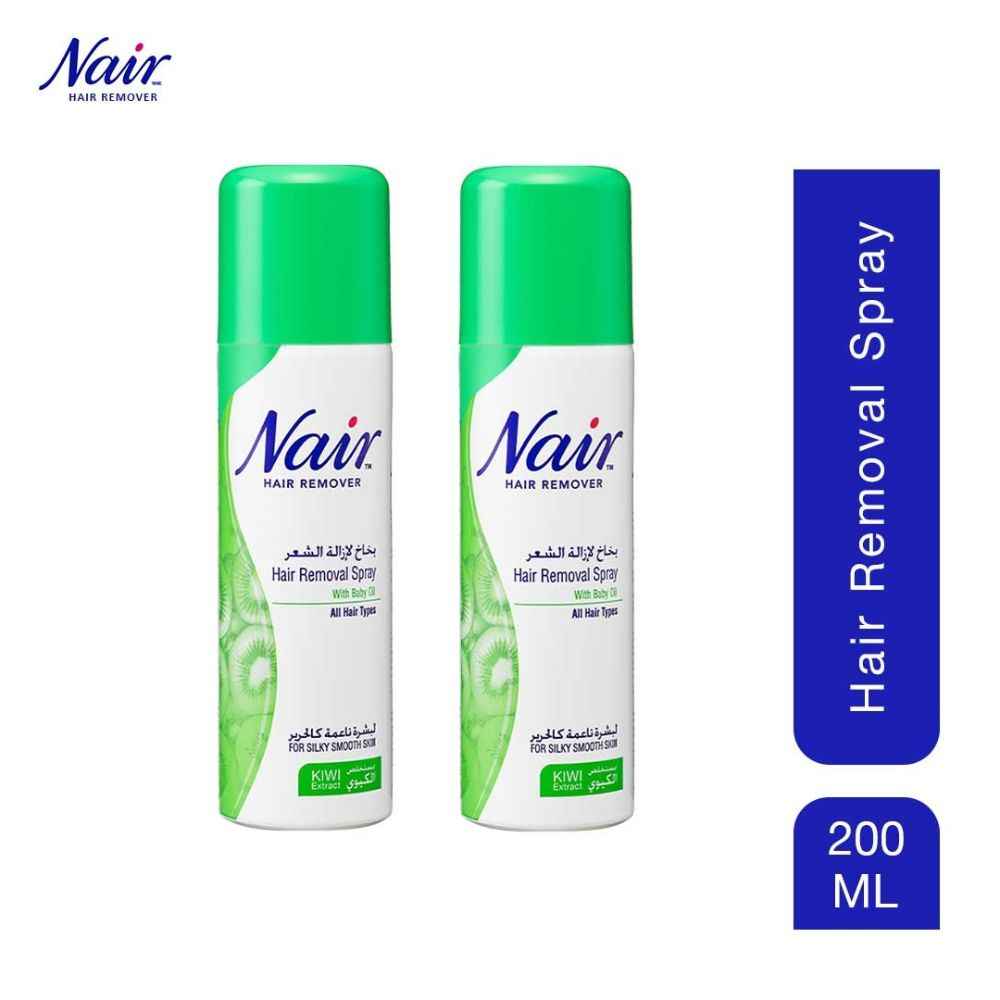 Nair Kiwi Hair Removal Spray 400 ml Pack of 2