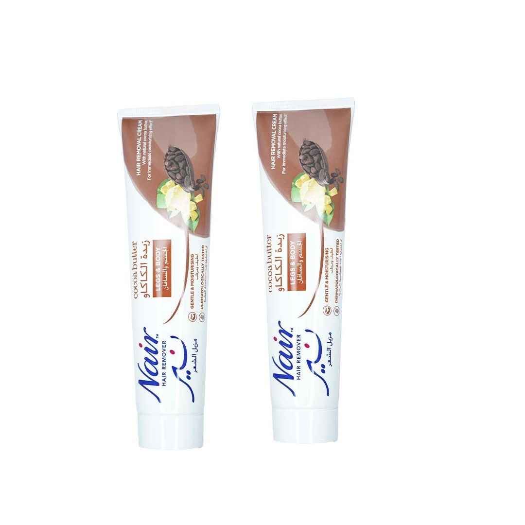 Nair Cocoa Butter Hair Removal Cream 220 gm Pack of 2