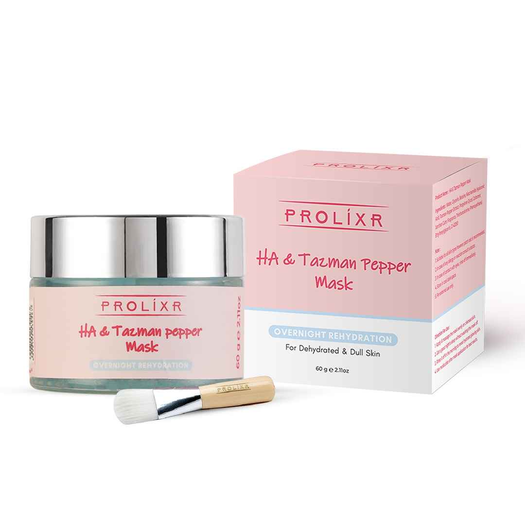 Prolixr Hyaluronic & Tazman Pepper Overnight Rehydration Mask|For Skin ...