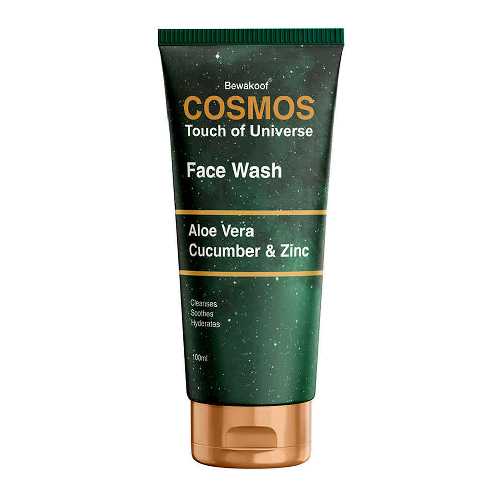 Cosmos by Bewakoof Face Wash Aloe Vera, Cucumber & Zinc - 100ml ...