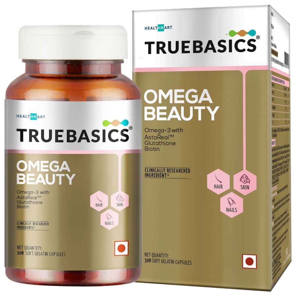 TrueBasics Omega Beauty, 30 Softgels