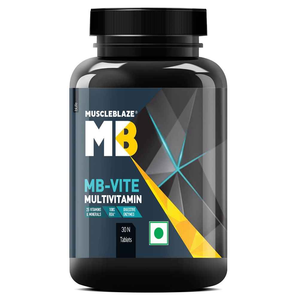 MuscleBlaze MB-Vite Multivitamin with Immunity Boosters and Digestive ...