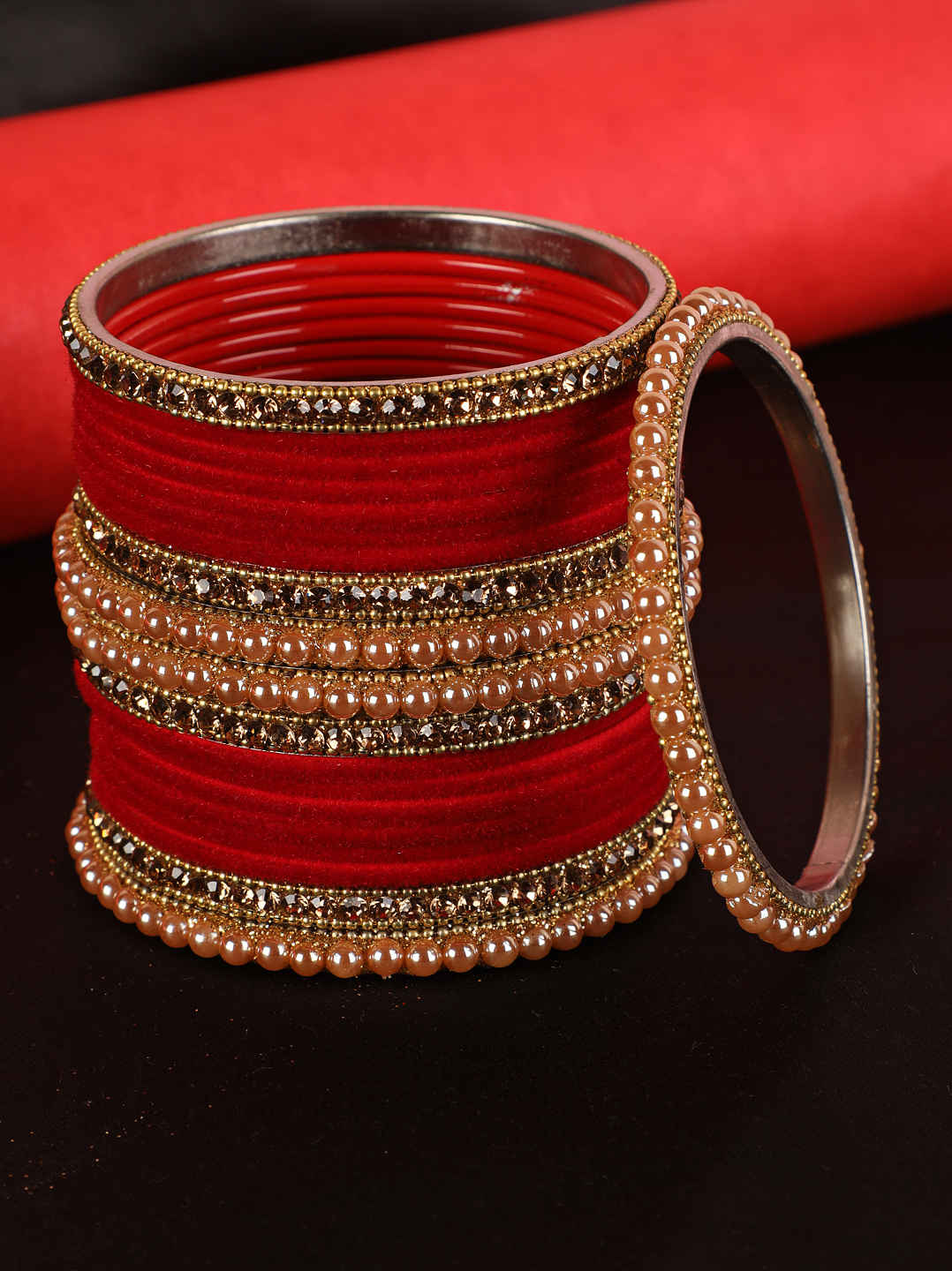 Set Of 24 Solid Handcrafted Bangles