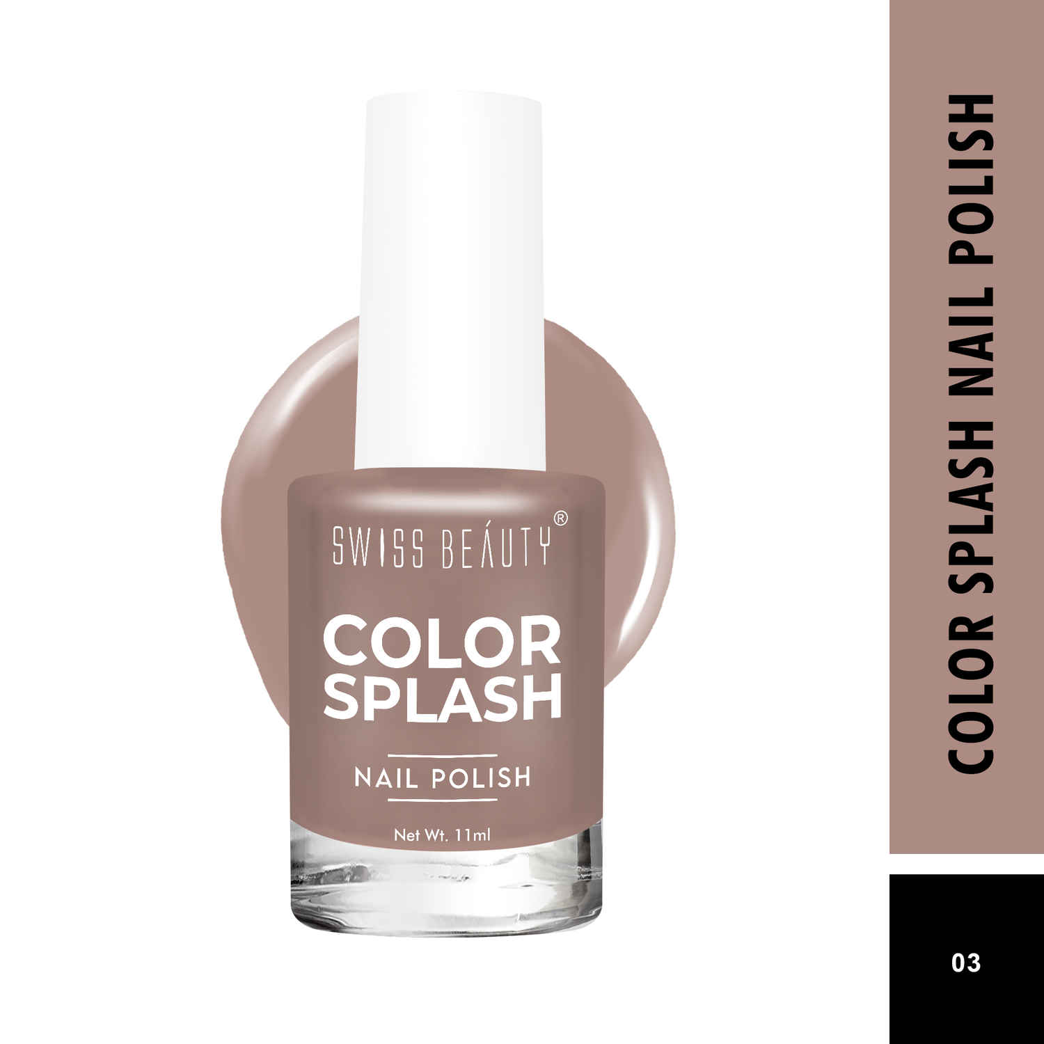 Swiss Beauty Color Splash Nail Polish Shade-03 (11 ml)