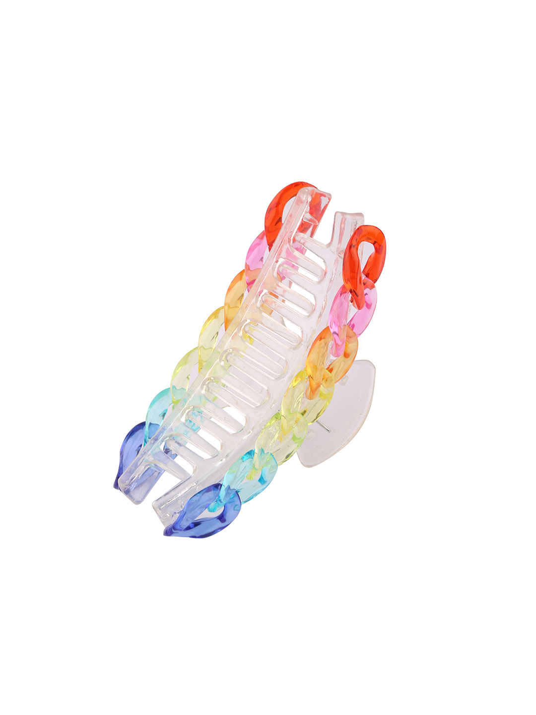 Lilly & Sparkle Rainbow Link Chain Claw Clip