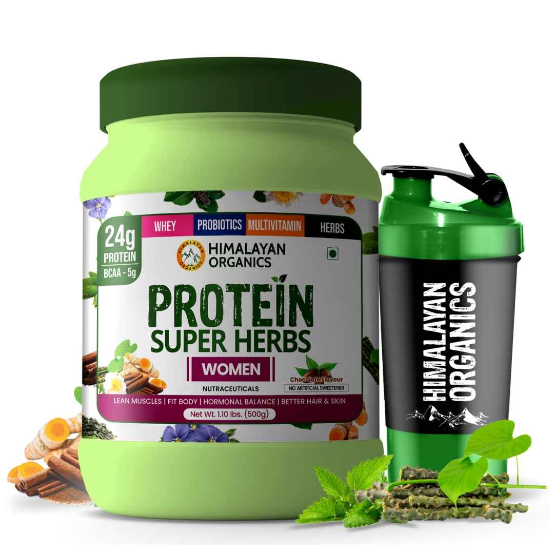 Himalayan Organics Protein Superherbs, Women (With Multivitamins ...