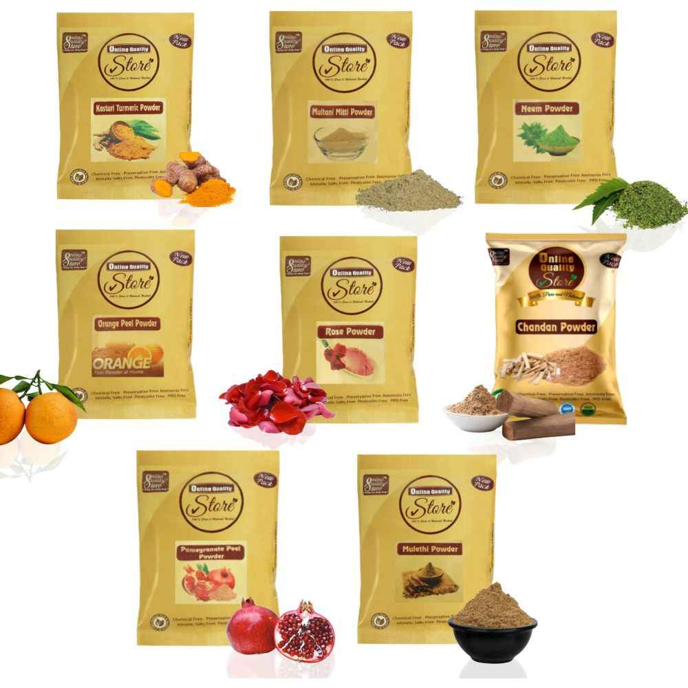 Online Quality Store Multani Mitti Powder, Orange Peel , Kasturi ...