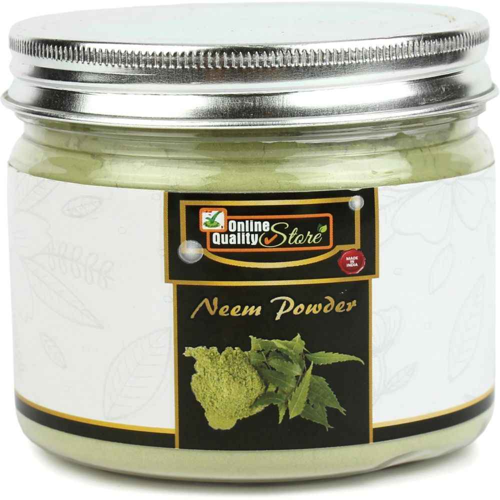Online Quality Store Jar Neem Powder For Face & Skin_300g - Neem Leaf ...