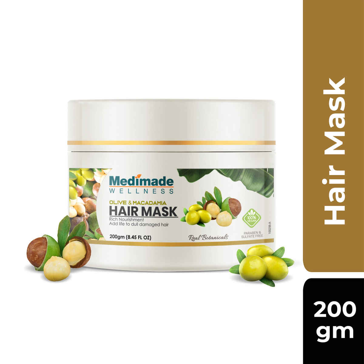Medimade Olive and Macadamia Hair Mask - 200 gm