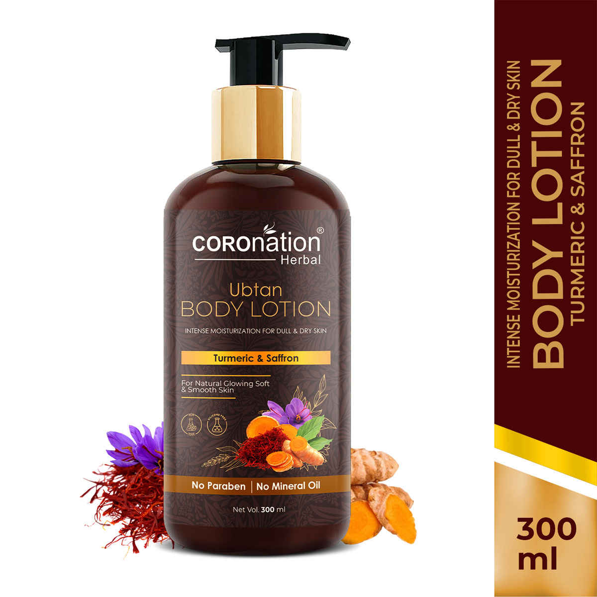 COROnation Herbal Ubtan Moisturising Body Lotion with Turmeric ...