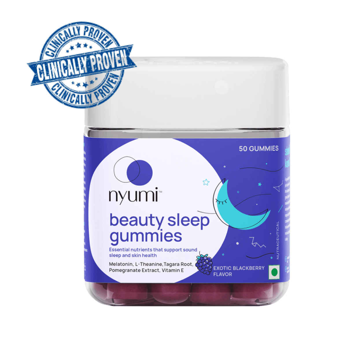 Nyumi Beauty Sleep Gummies For Restful sleep & Relaxed mind with ...